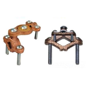 Dottie 26 1/2" to 1" Bronze Armored Ground Clamp, #8 Sol. - #4 Str ...